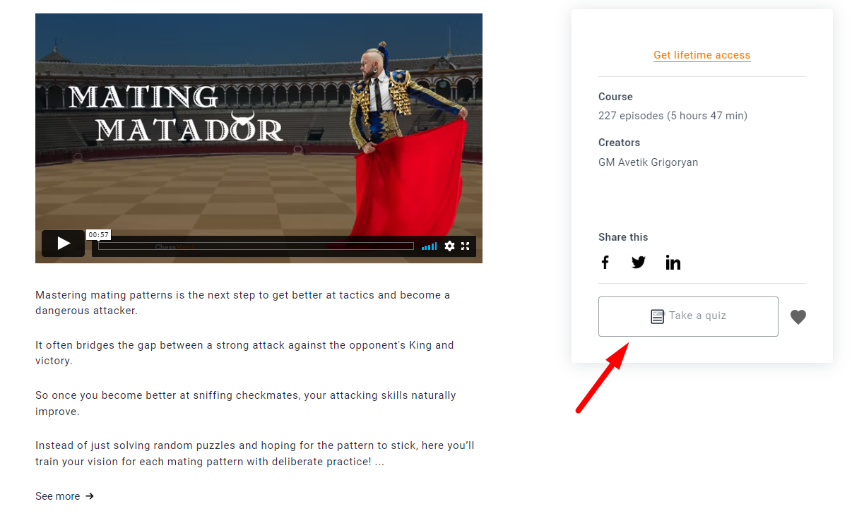 At the end, when you have learned all the Mating Patterns, it will be time to solve mixed ...
